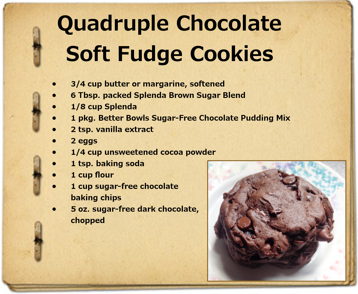 Quadruple Chocolate Soft Fudge Cookies | BetterBowls